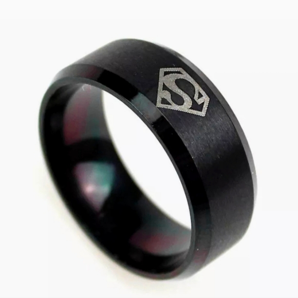 Accessories | New Engraved Superman Logo Ring | Poshmark